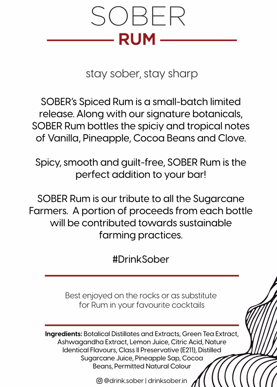 Sober - India's First Distilled non-alcoholic beverage – SOBER